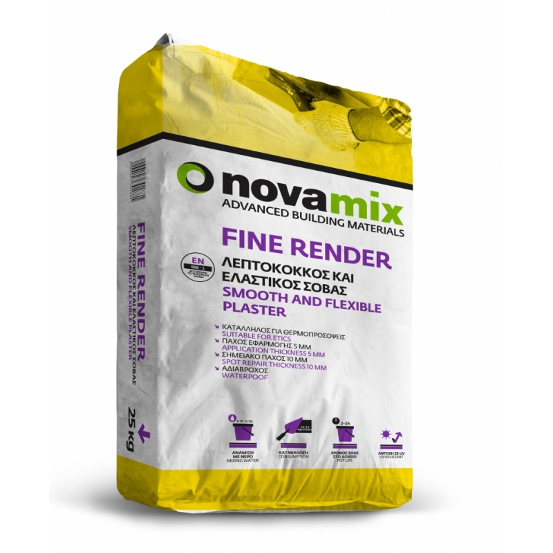 Fine Render #GR233, Επισκευή & Αποκατάσταση Τελικά Επιχρίσματα, Domochemica