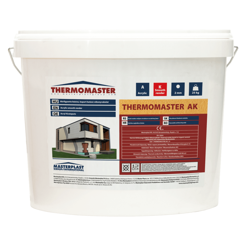 Thermomaster Acrylic Plaster #EN332, Thermal Insulation Thermomaster ...