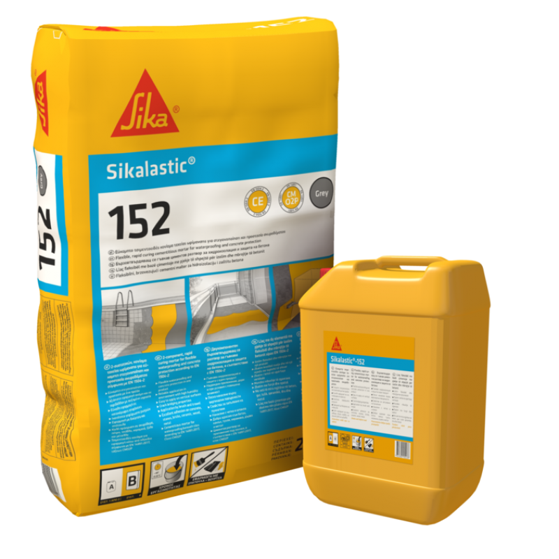 Sikalastic® 152 #EN53, Waterproofing Cementitious Waterproofing Mortars, Domochemica