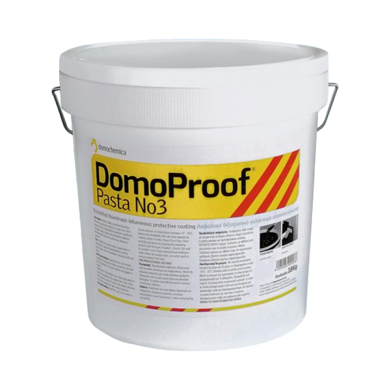 Domoproof Pasta No.3 #EN64, Waterproofing Liquid-Applied Bituminous ...