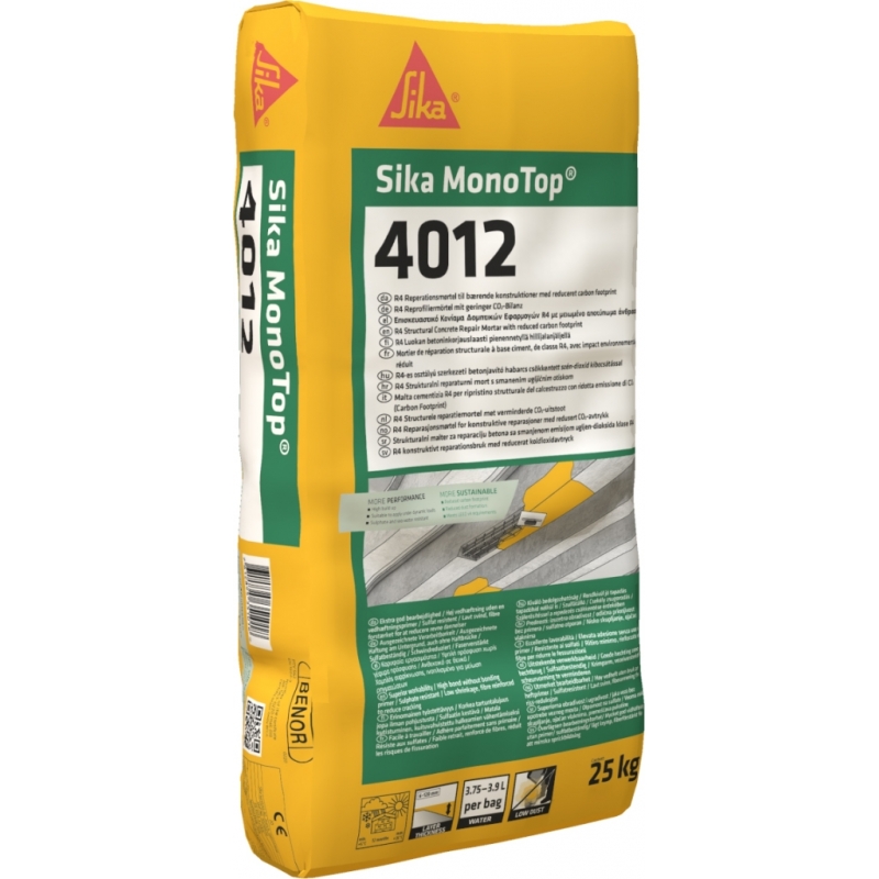Sika MonoTop® - 4012 #EN634, Repair & Restoration Thixotropic Repair ...